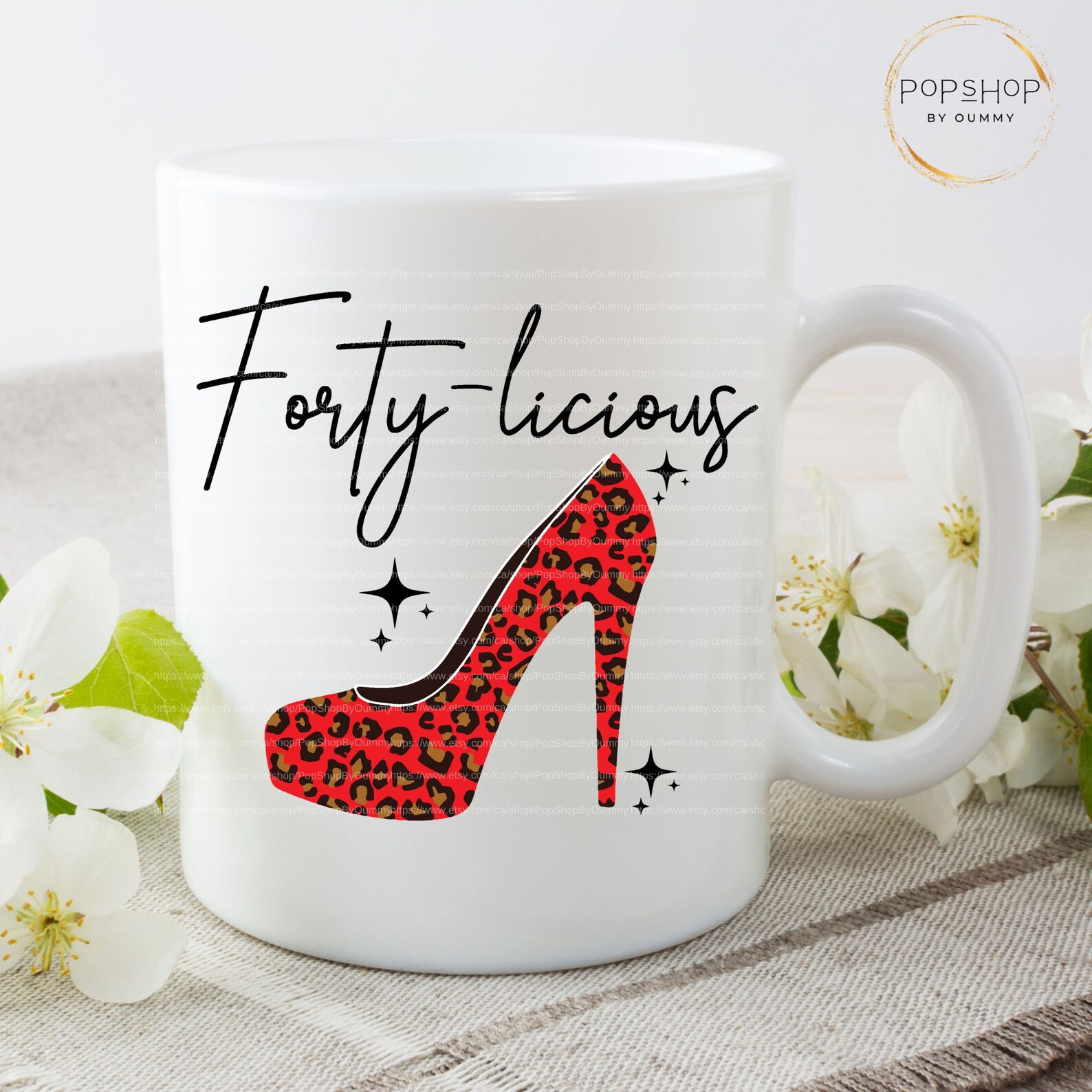 Forty-licious SVG 40th Birthday Shirt Svg Leopard Print - Etsy