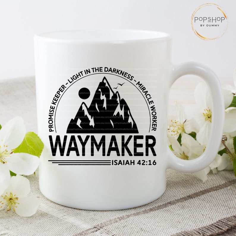 Waymaker SVG: Christian Bible Verse, Miracle Worker (digital Download ...