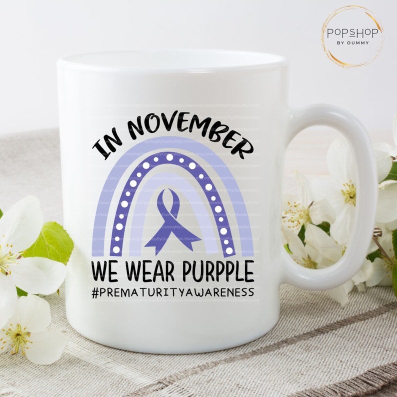In November We Wear Purple SVG Prematurity Awareness Svg - Etsy