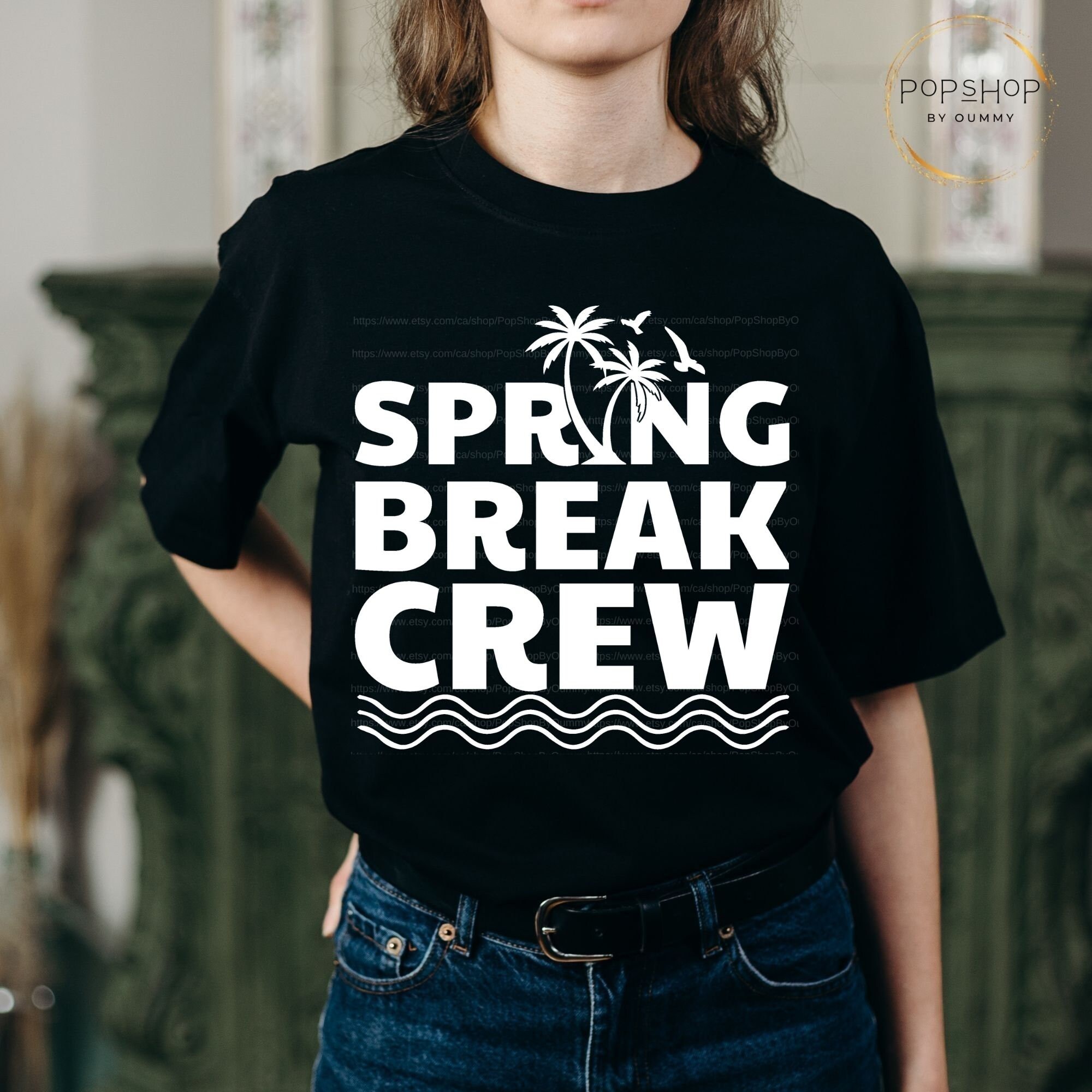Spring Break Crew SVG Spring Break Svg Vacation Matching - Etsy