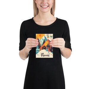 Val Thorens: Retro Ski Paradise - Photo Paper Poster - Etsy