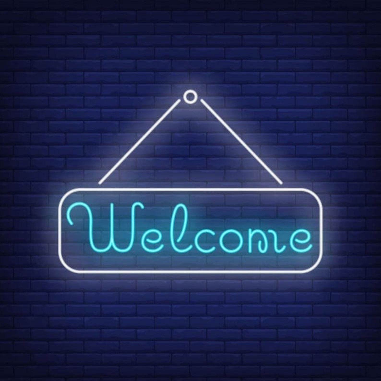 Welcome neon sign Home neon light sign Room Led neon sign | Etsy