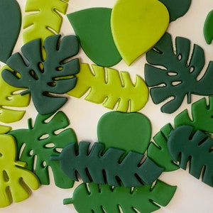 Edible Fondant Lion & Jungle Leaves Cake Topper Set - Etsy