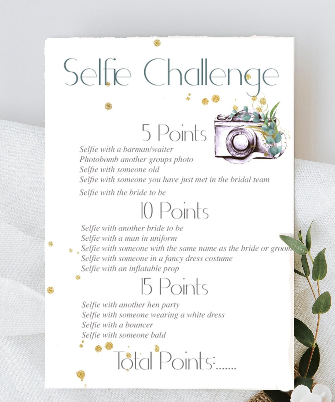 Selfie Challenge,hen Party Games, Card Hen Party, HERMENA Range ...