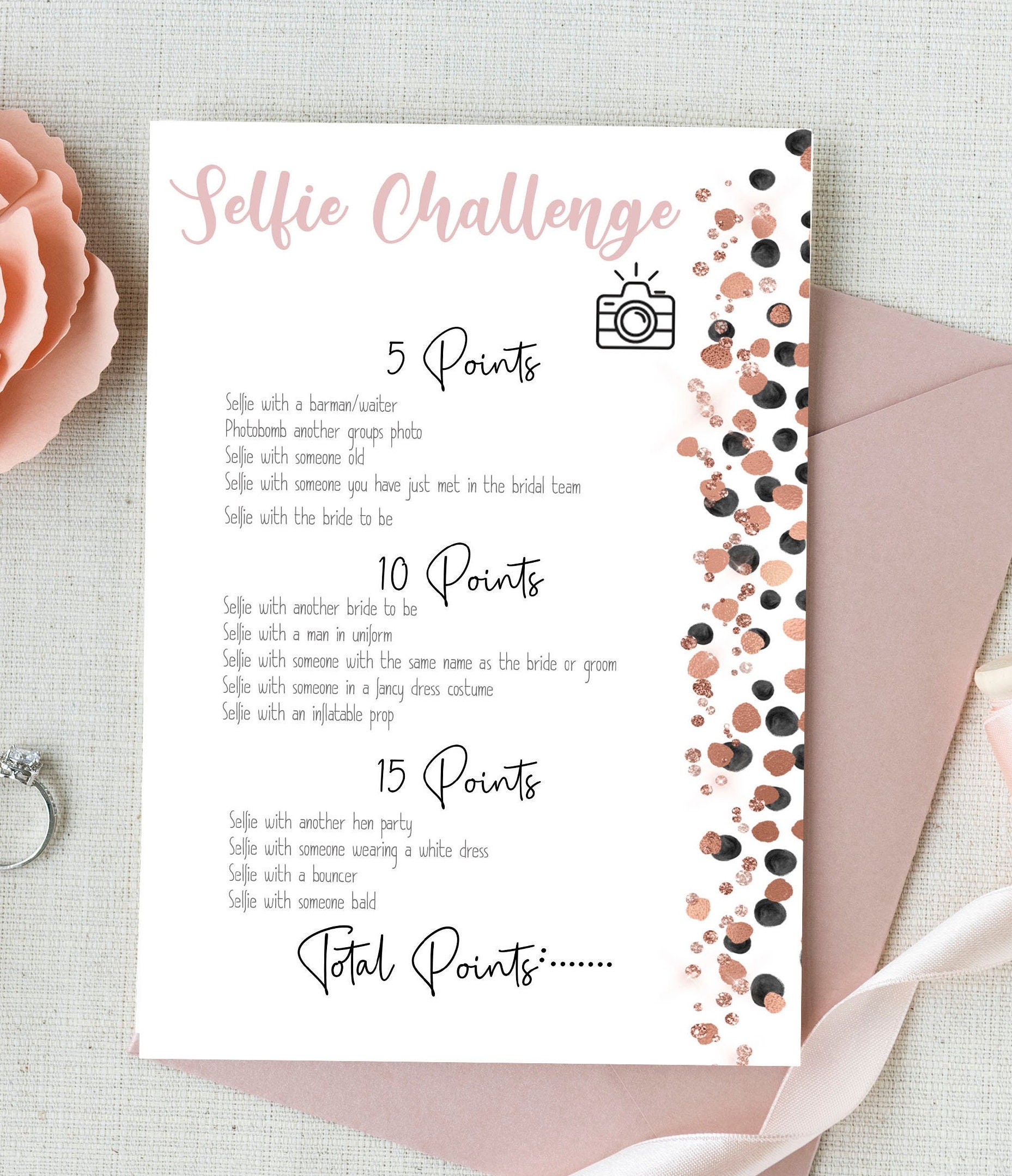 Hen Party Gameselfie Challenge Card Hen Party Marilyn Range - Etsy UK