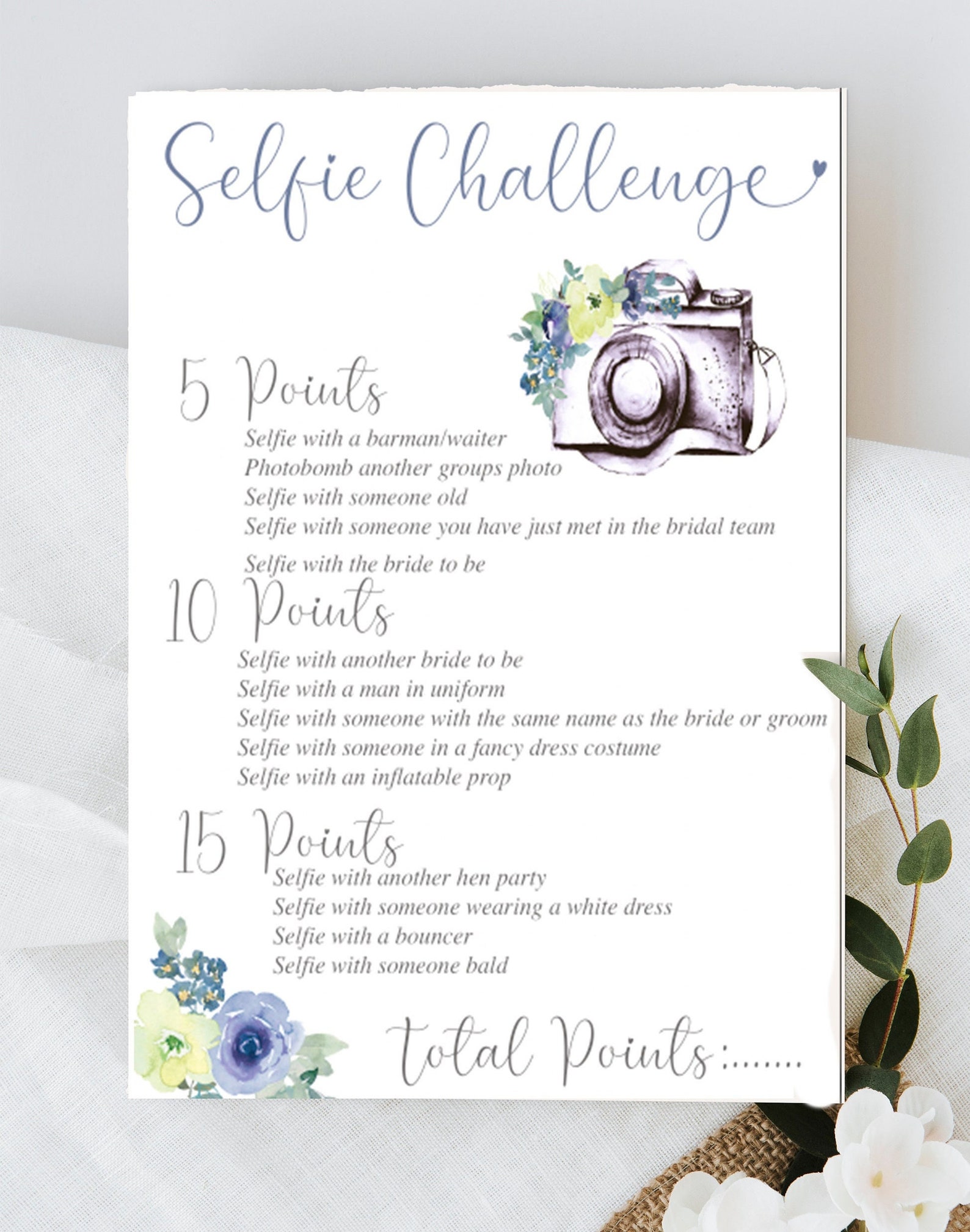 Selfie Challenge Hen Party Games, Card Hen Party Fortuna Range ...