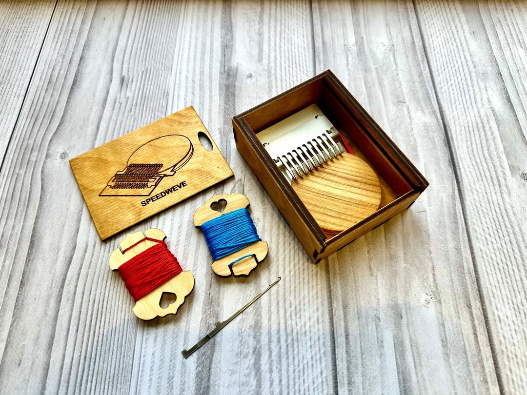 Mini métier à tisser à repriser et à raccommoder, Kit de raccommodage ...