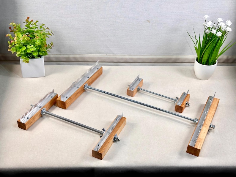 Adjustable Weaving Loom + Weaving Shuttle and Needle - Etsy