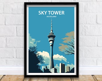 Auckland Sky Tower - Etsy