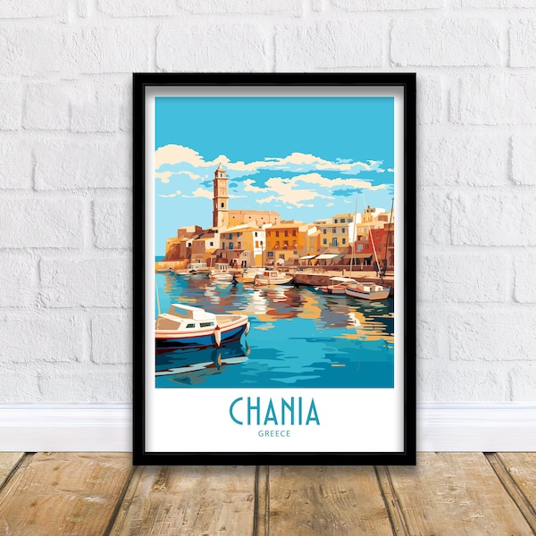 Greek Travel Poster - Etsy