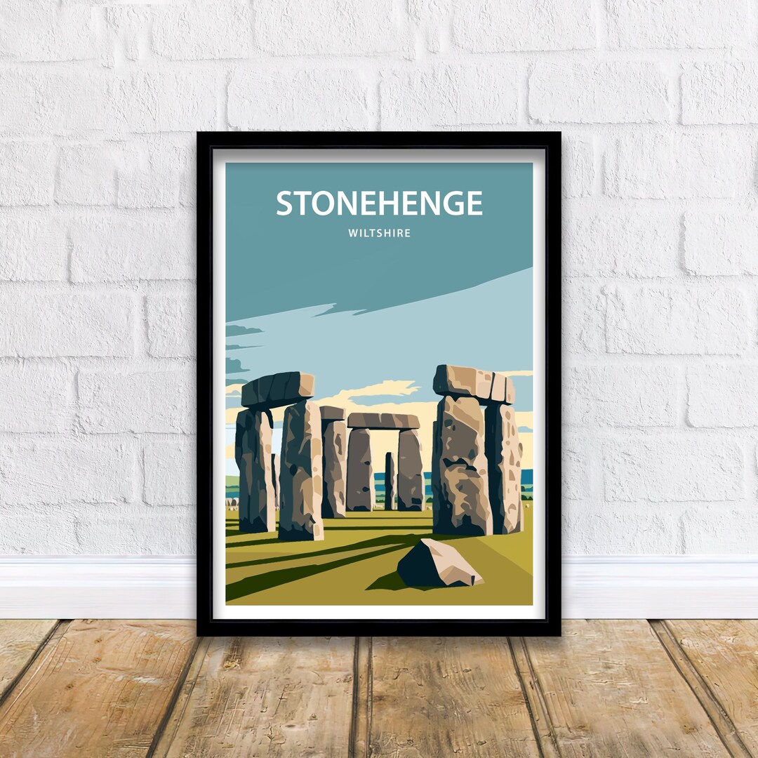 Stonehenge Art Print | Stonehenge | Stonehenge Print | Stonehenge Wall ...