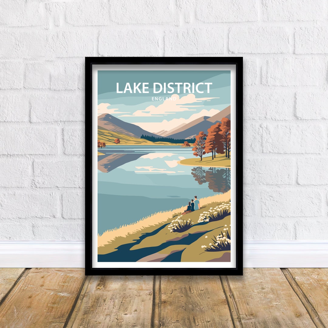 Lake District Art Print Lake District Print Lake District - Etsy