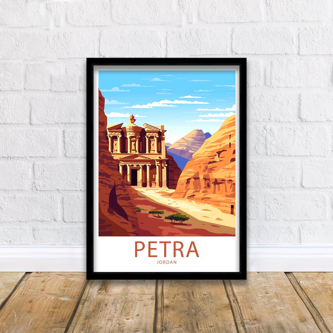 Petra Print Petra Jordan Poster Home Décor Petra Jordan Wall Art Petra Jordan Wall Decor Petra ...