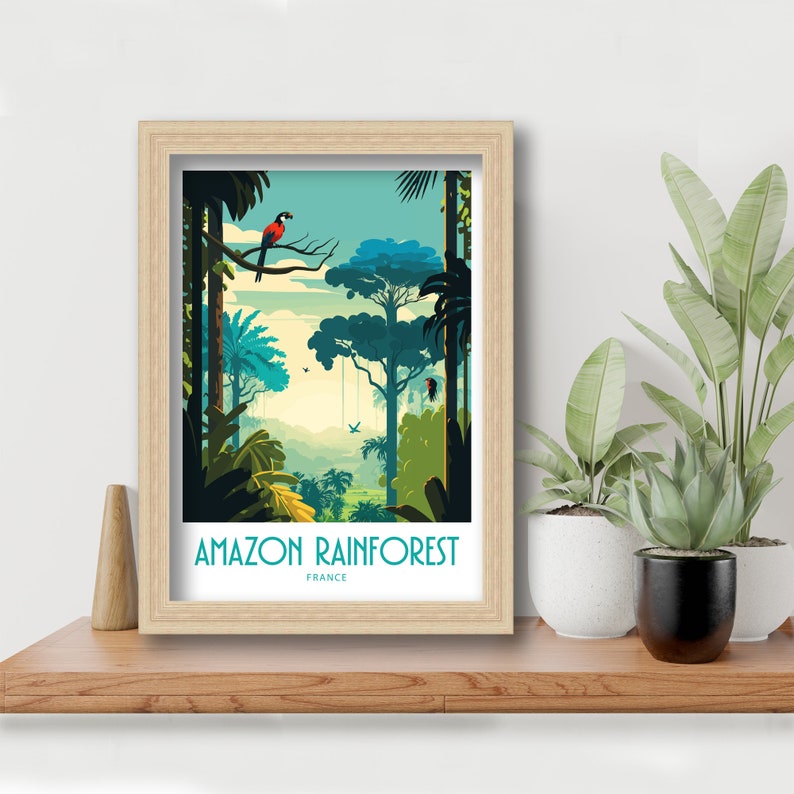 Amazon Rainforest Travel Print Rainforest Amazon Rainforest - Etsy