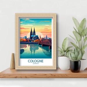 Cologne Travel Print Cologne Wall Decor Germany Cologne Art Cologne ...
