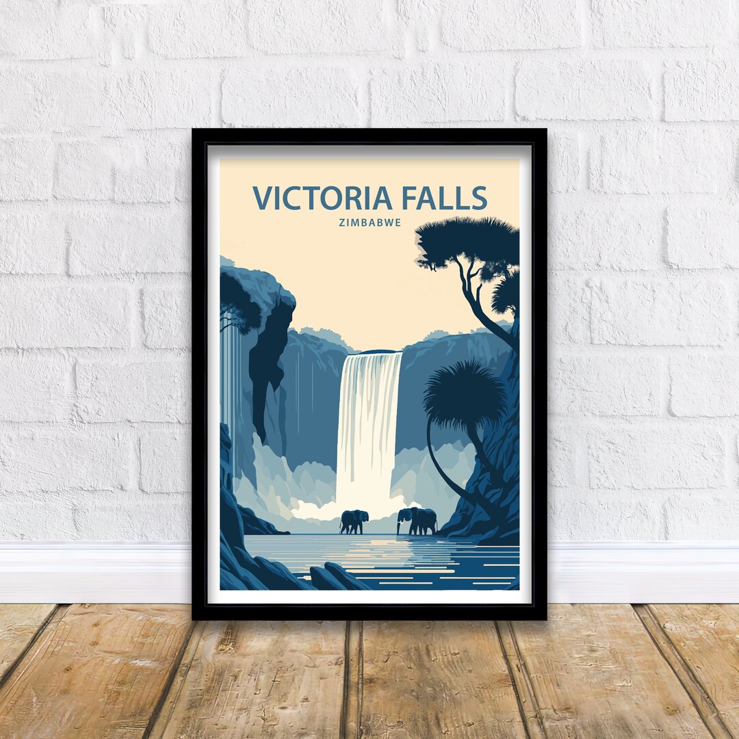 Victoria Falls Art Print | Victoria Falls Poster | Victoria Falls Print ...