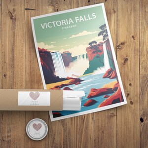 Victoria Falls Art Print | Victoria Falls Poster | Victoria Falls Print ...