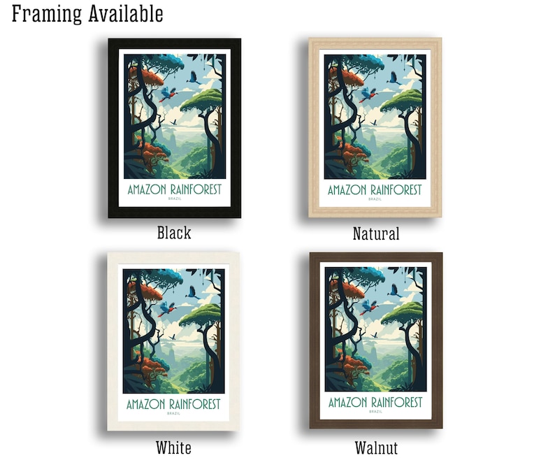 Amazon Rainforest Travel Print Rainforest Amazon Rainforest - Etsy