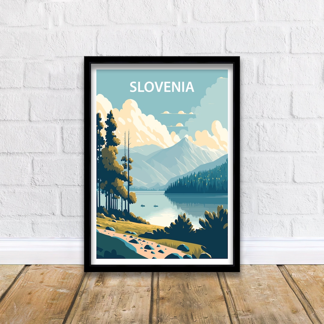 Slovenia Art Print | Slovenia Print | Slovenia Poster | Slovenia Art ...