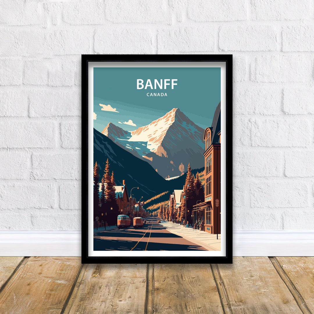 Banff Art Print | Banff National Park | Banff Wall Art | Banff Print ...