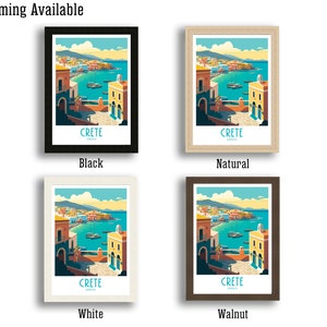 Crete Travel Print Crete Greece Poster Home Décor Crete Greece Art ...