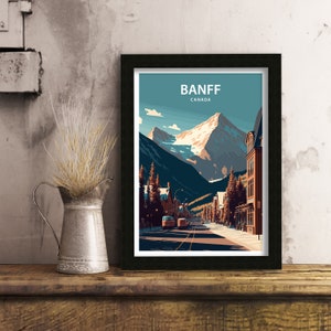 Banff Art Print | Banff National Park | Banff Wall Art | Banff Print ...