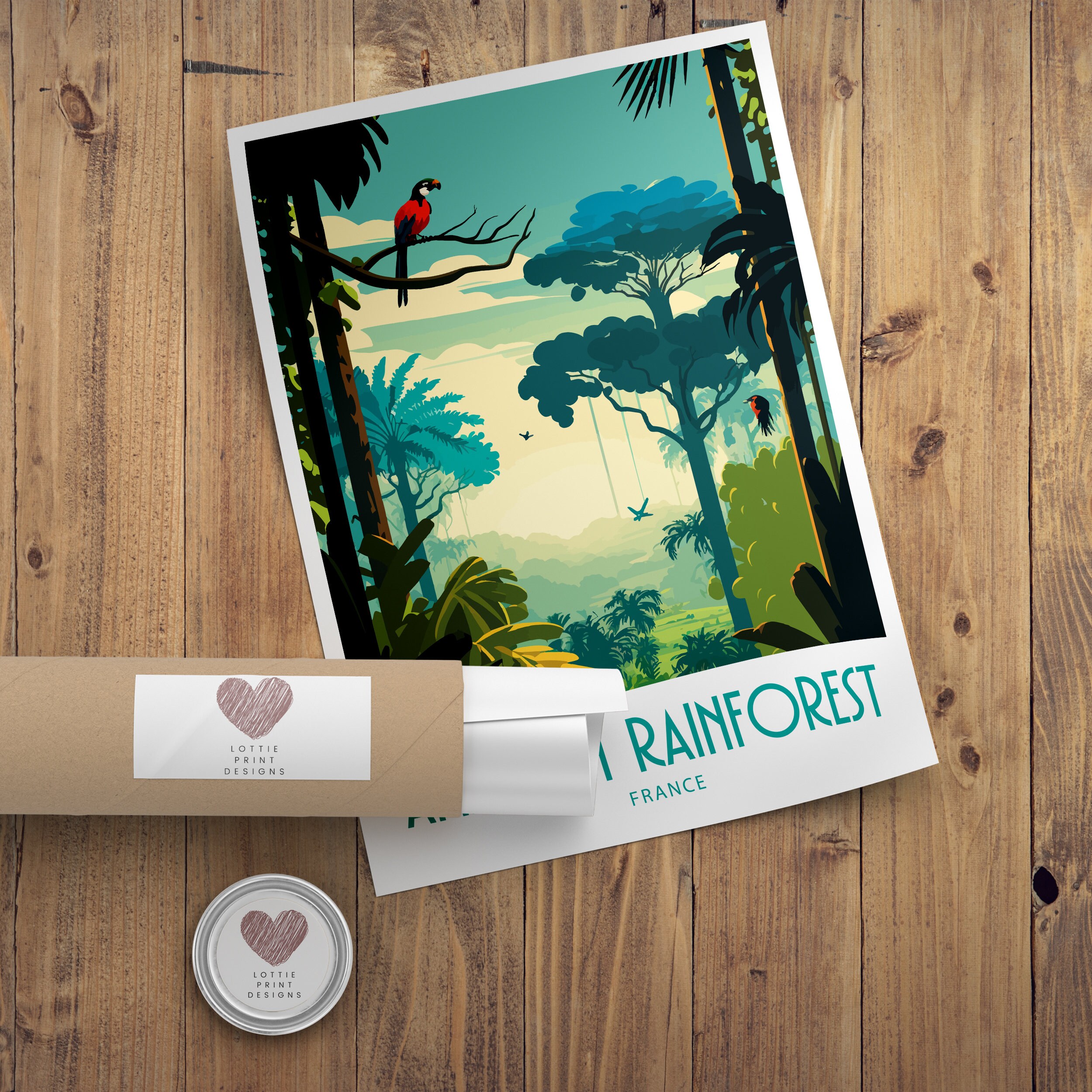 Amazon Rainforest Travel Print| Rainforest | Amazon Rainforest Poster ...