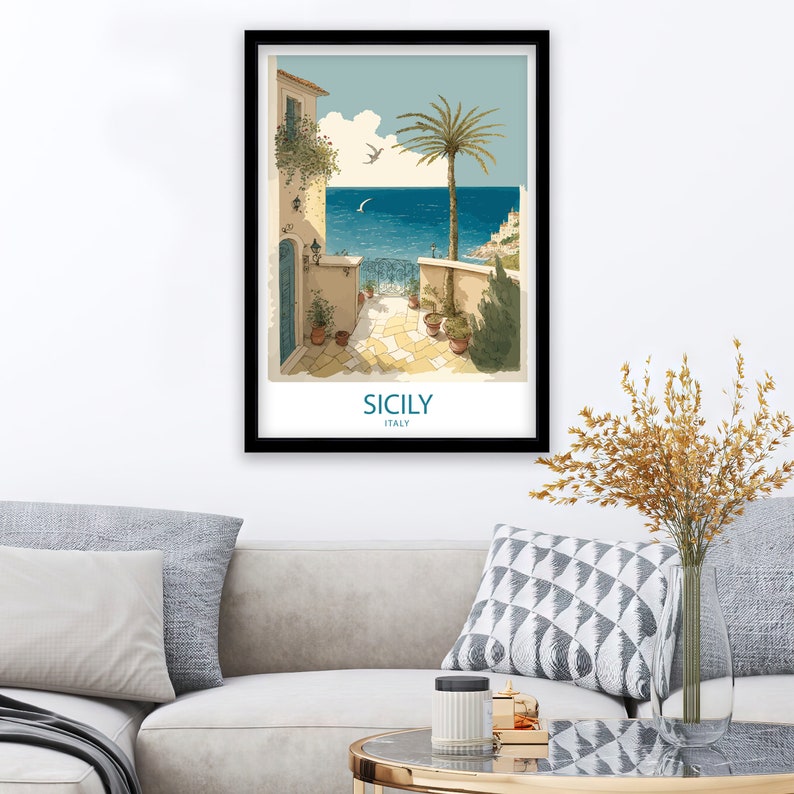Sicily Art Print Sicily Wall Art Sicily Print Sicily - Etsy