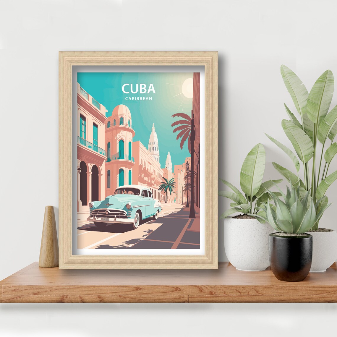 Cuba Art Print | Cuba Art Poster | Cuba Wall Art | Cuba Poster | Cuba ...