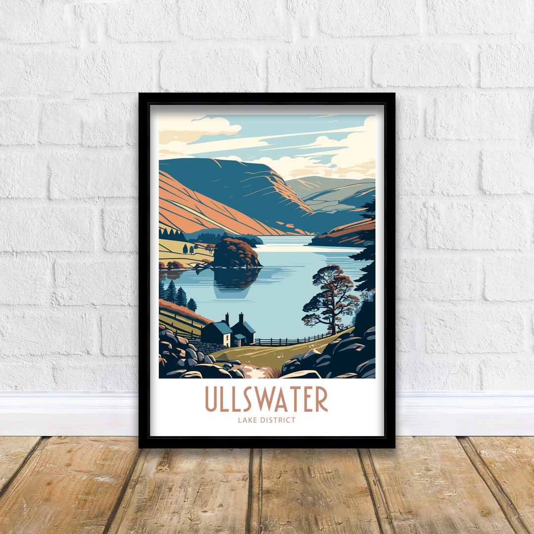 Ullswater Art Print | Ullswater Poster | Lake District | Lake District ...