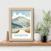 Snowdon Travel Print Wall Art Snowdon Travel Poster Gift for Snowdon ...