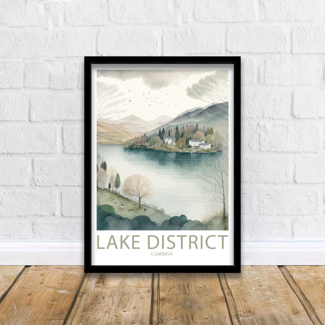 Lake District Art Print | Lake District Print | Lake District Art ...