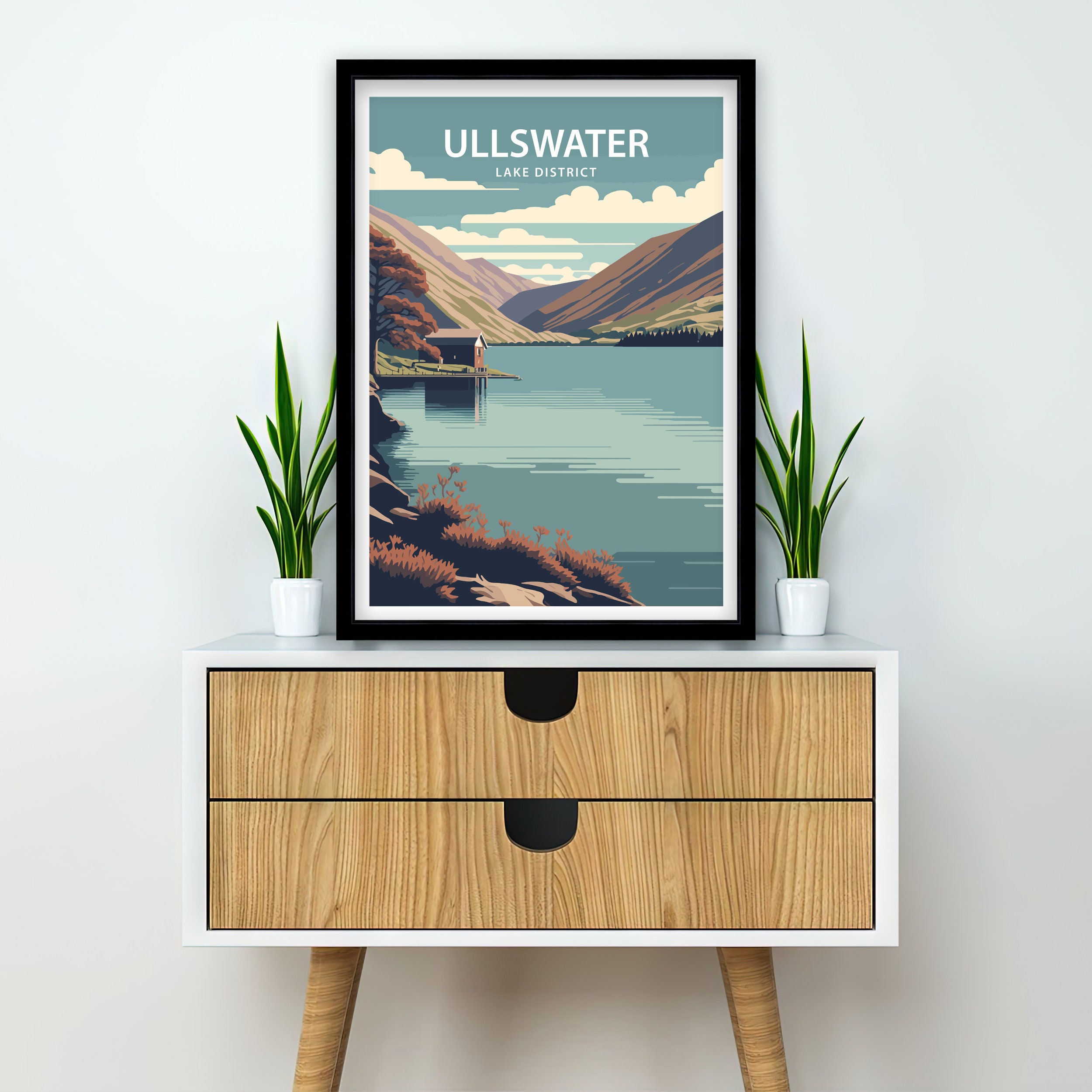 Ullswater Art Print Ullswater Poster Lake District Lake - Etsy UK