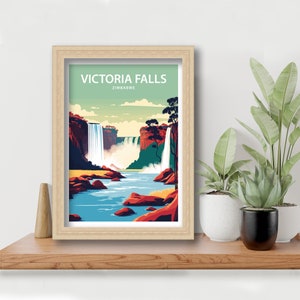 Victoria Falls Art Print | Victoria Falls Poster | Victoria Falls Print ...