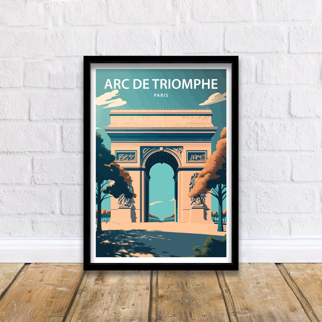 Arc De Triomphe Art Print | Arc De Triomphe | Paris Print | Home Decor ...