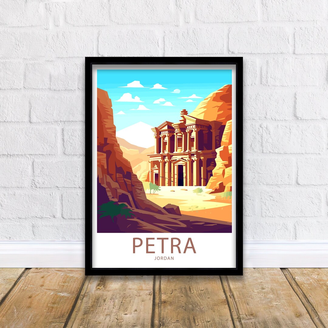 Petra Print Petra Jordan Poster Home Décor Petra Jordan Wall Art Petra ...