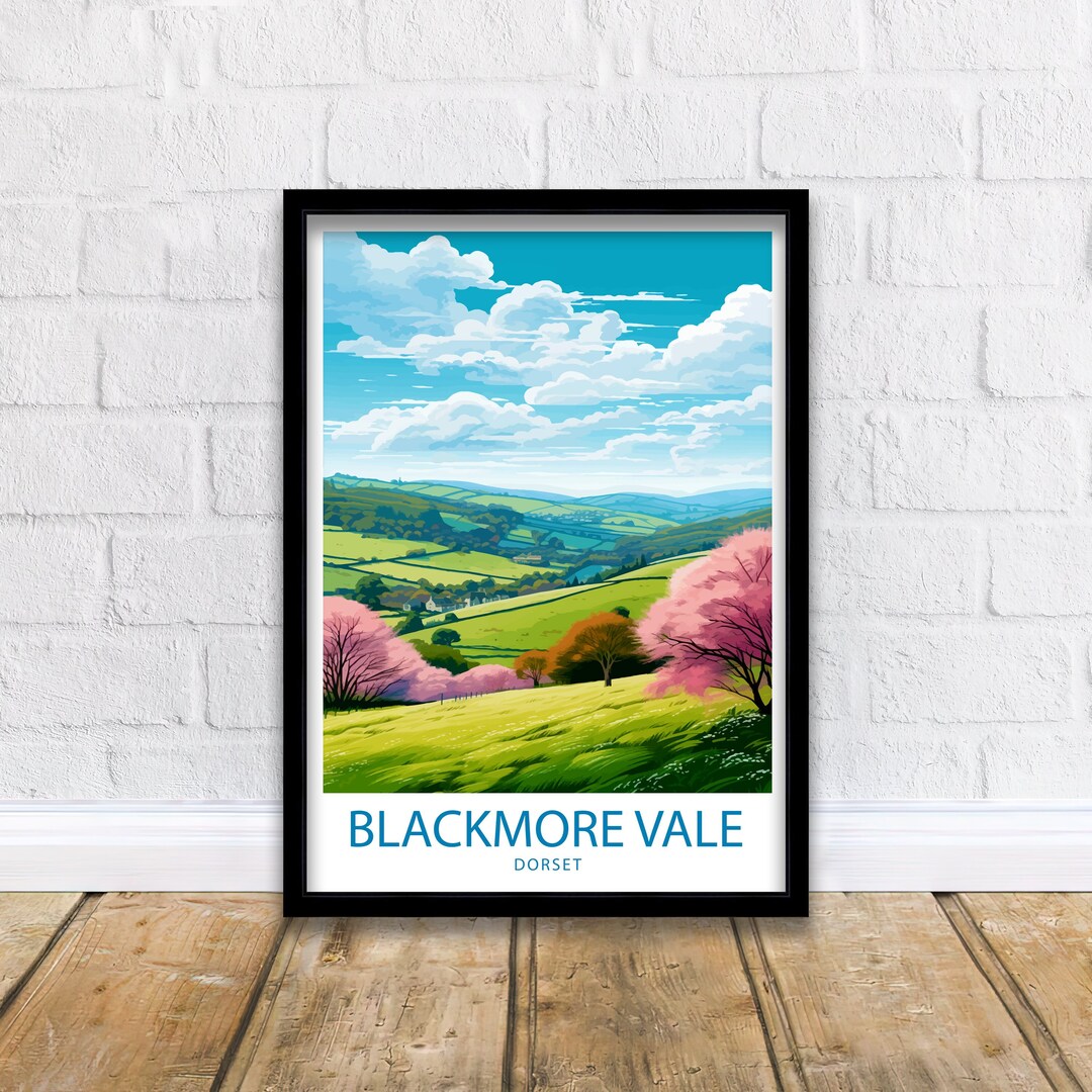 Blackmore Vale Travel Print Blackmore Vale Wall Decor UK Prints ...