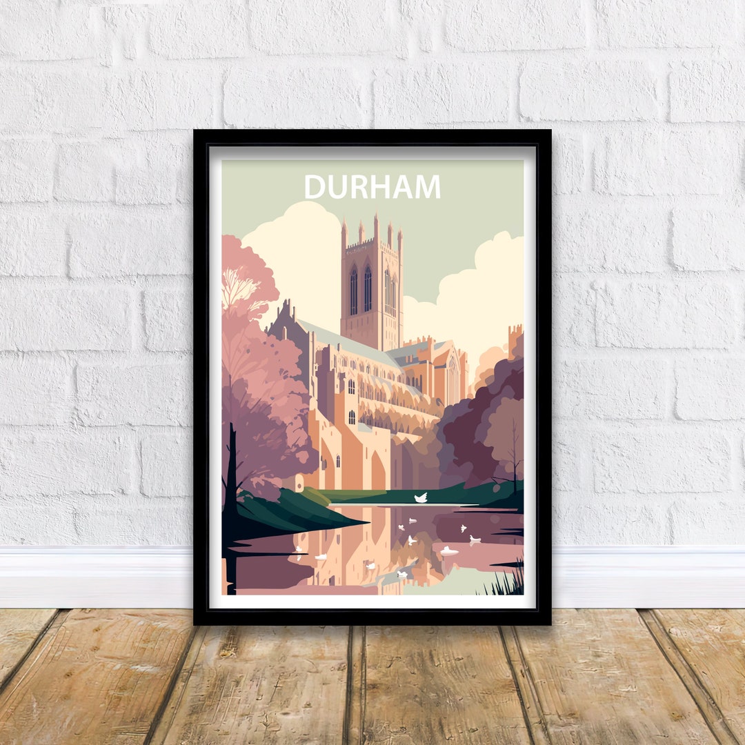 Durham Cathedral Art Print | Durham Cathedral Print | Durham Poster ...