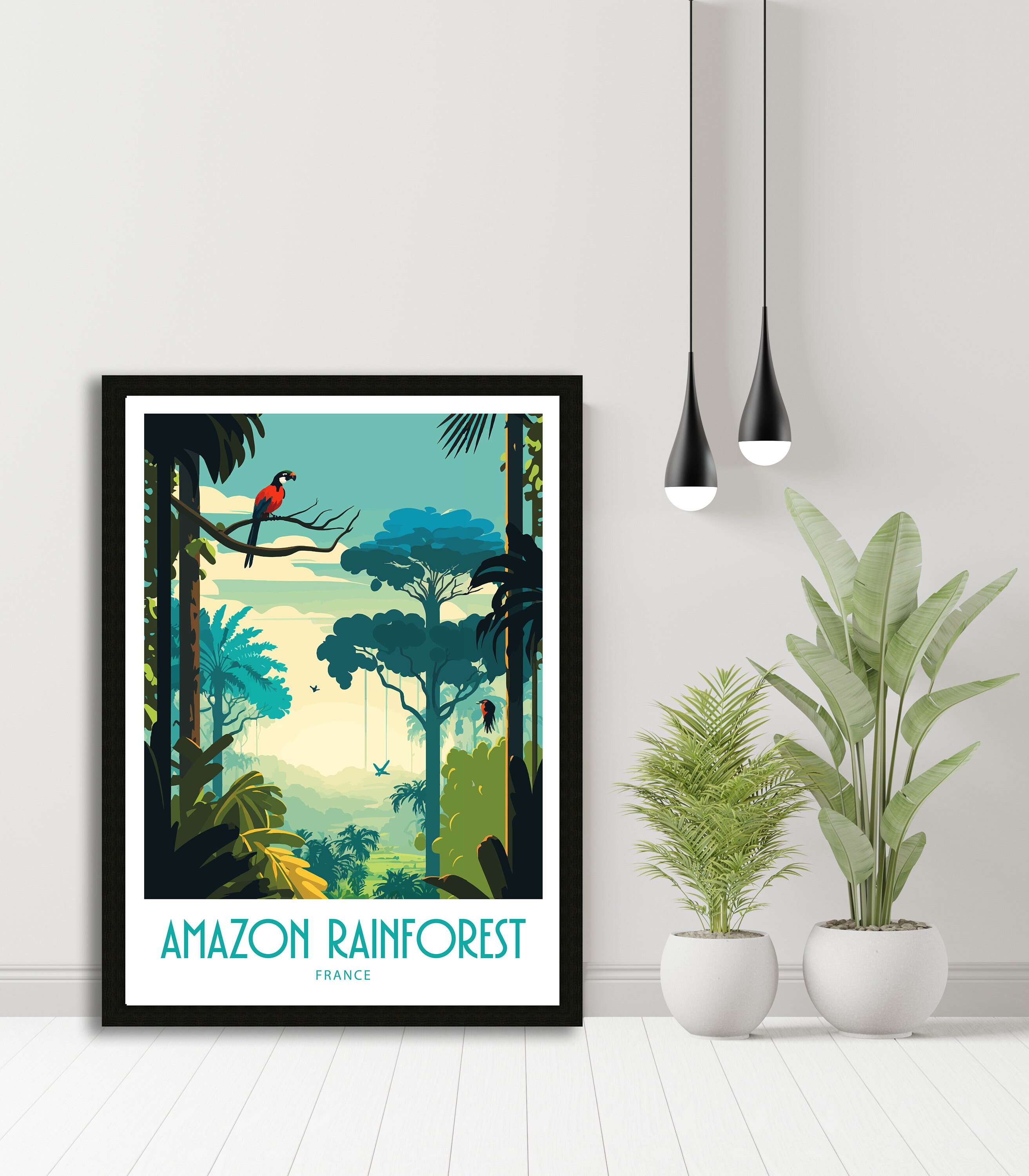 Amazon Rainforest Travel Print| Rainforest | Amazon Rainforest Poster ...