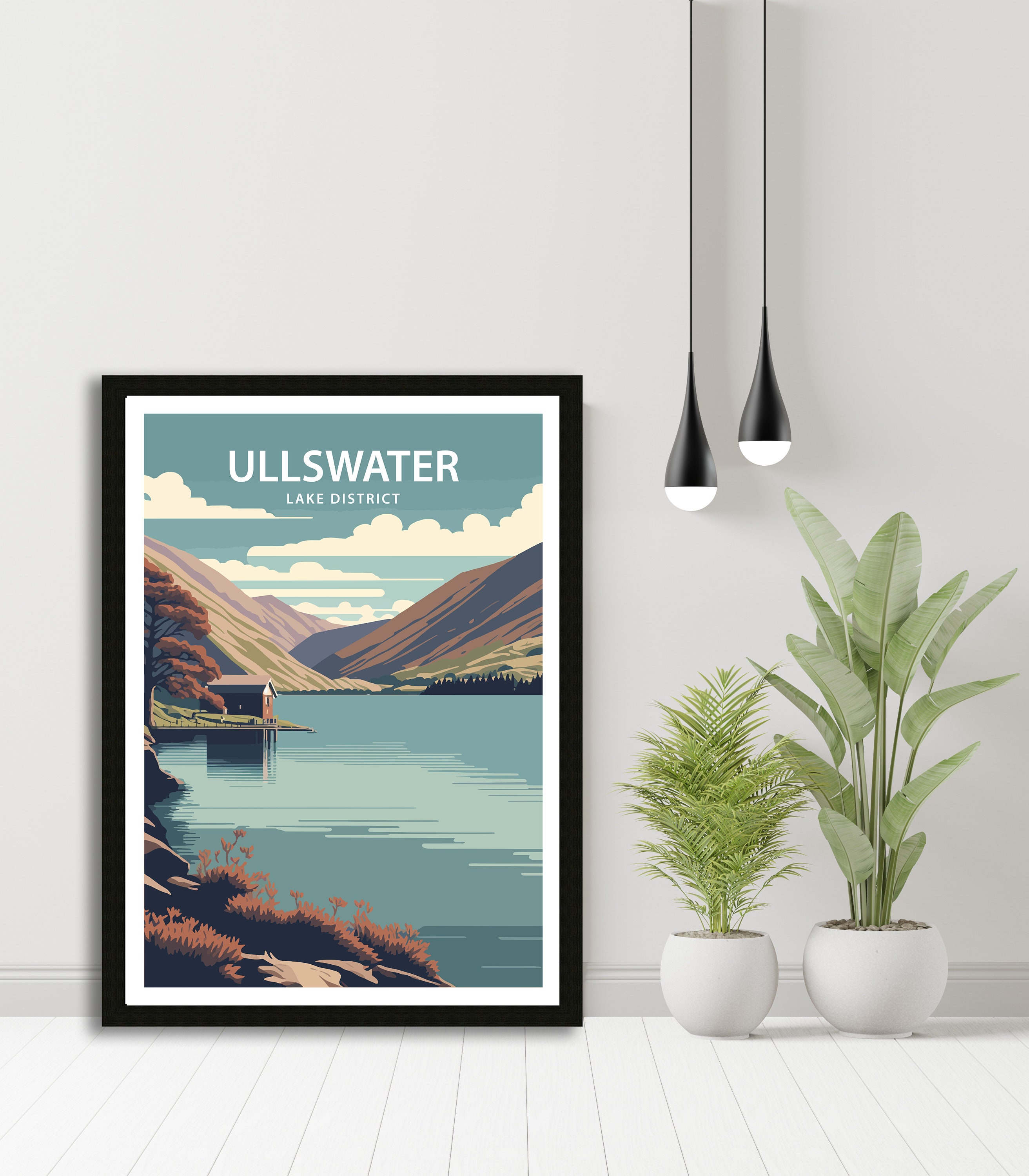 Ullswater Art Print Ullswater Poster Lake District Lake - Etsy UK