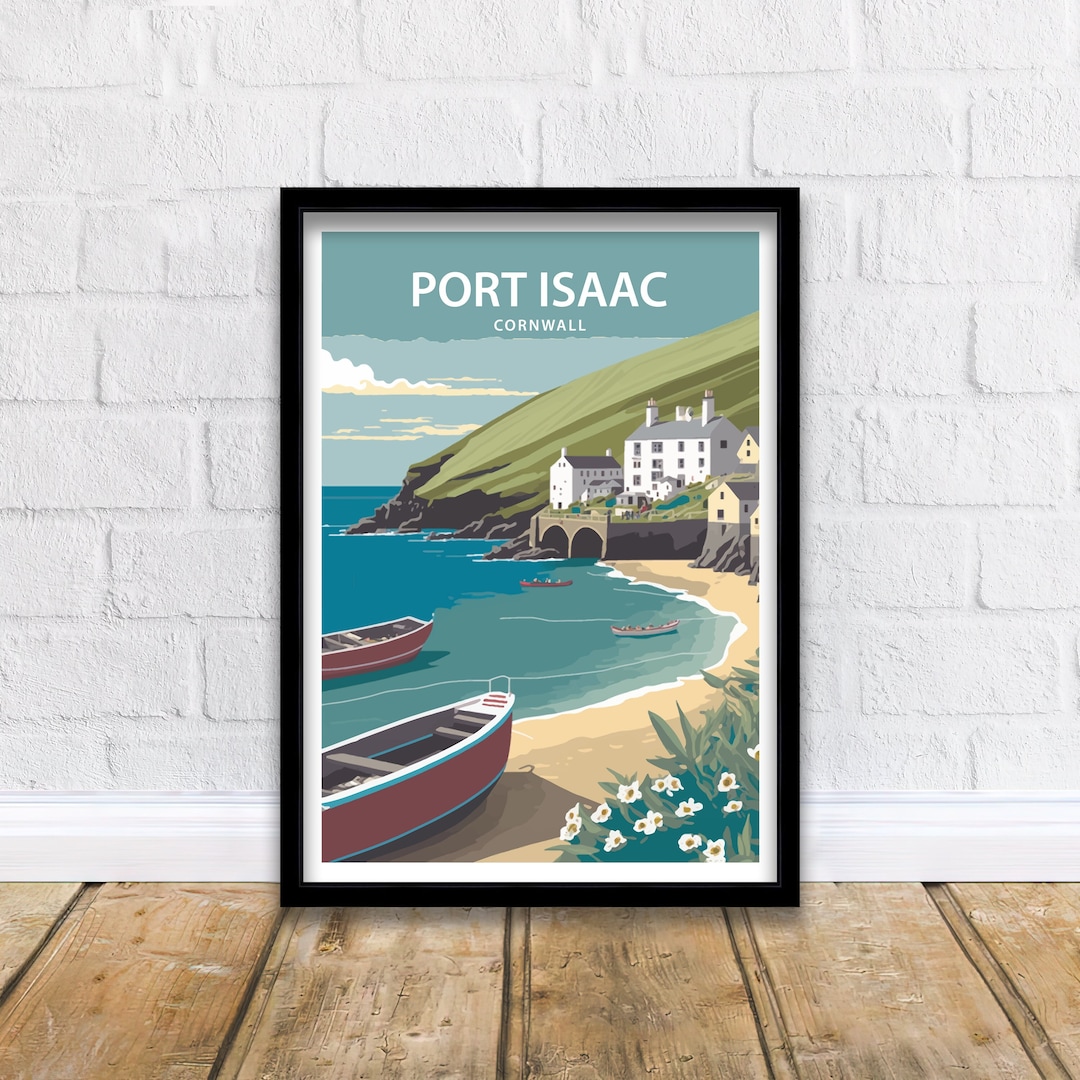 Port Isaac Art Print | Port Isaac Print | Cornwall Print | Art | Home ...