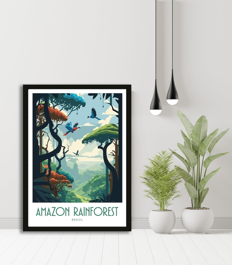 Amazon Rainforest Travel Print Rainforest Amazon Rainforest - Etsy