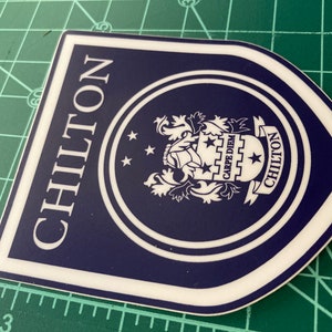 Chilton Crest Vinyl Decal W/ FREE SHIPPING Gilmore Sticker - Etsy
