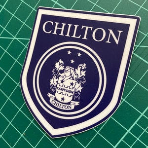 Chilton Crest Vinyl Decal W/ FREE SHIPPING | Gilmore Sticker Dishwasher ...
