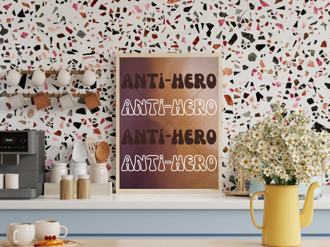 Taylor Swift Anti-hero Retro Poster Digital Print - Etsy