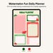 Digital Daily Planner Design Journal for iPad Summer Theme | Goodnotes ...