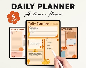 Digital Daily Planner Design Journal for iPad Summer Theme | Goodnotes ...