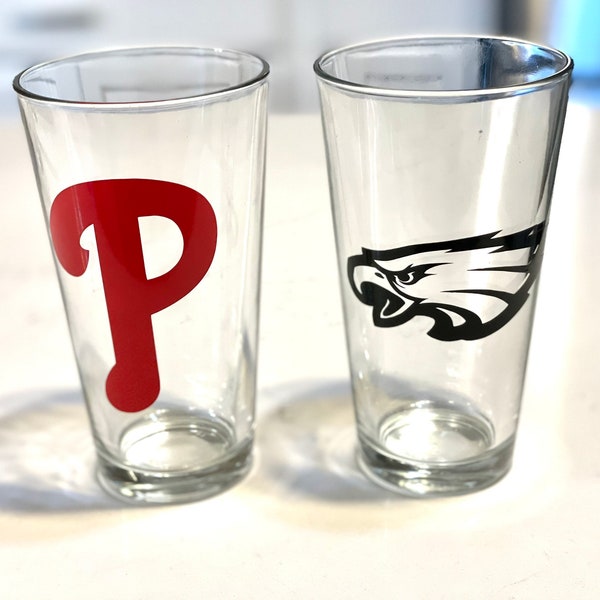 Philadelphia Phillies Beer Glass - Etsy