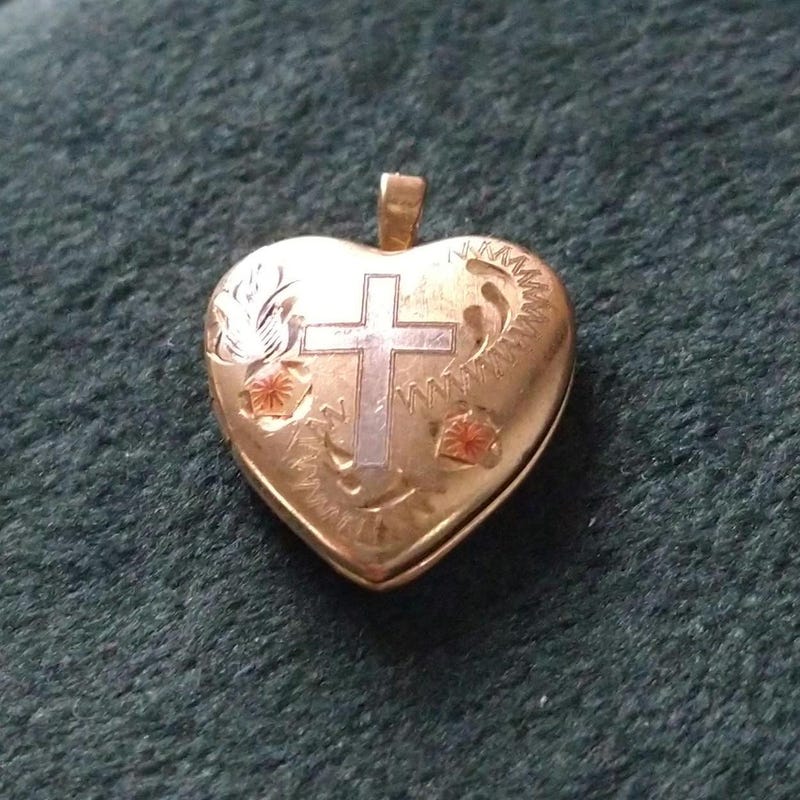 Cross Locket - Etsy