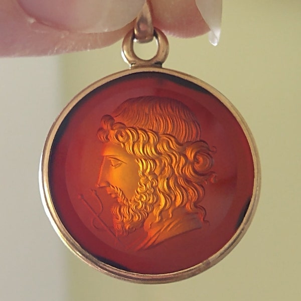 Intaglio Pendant - Etsy